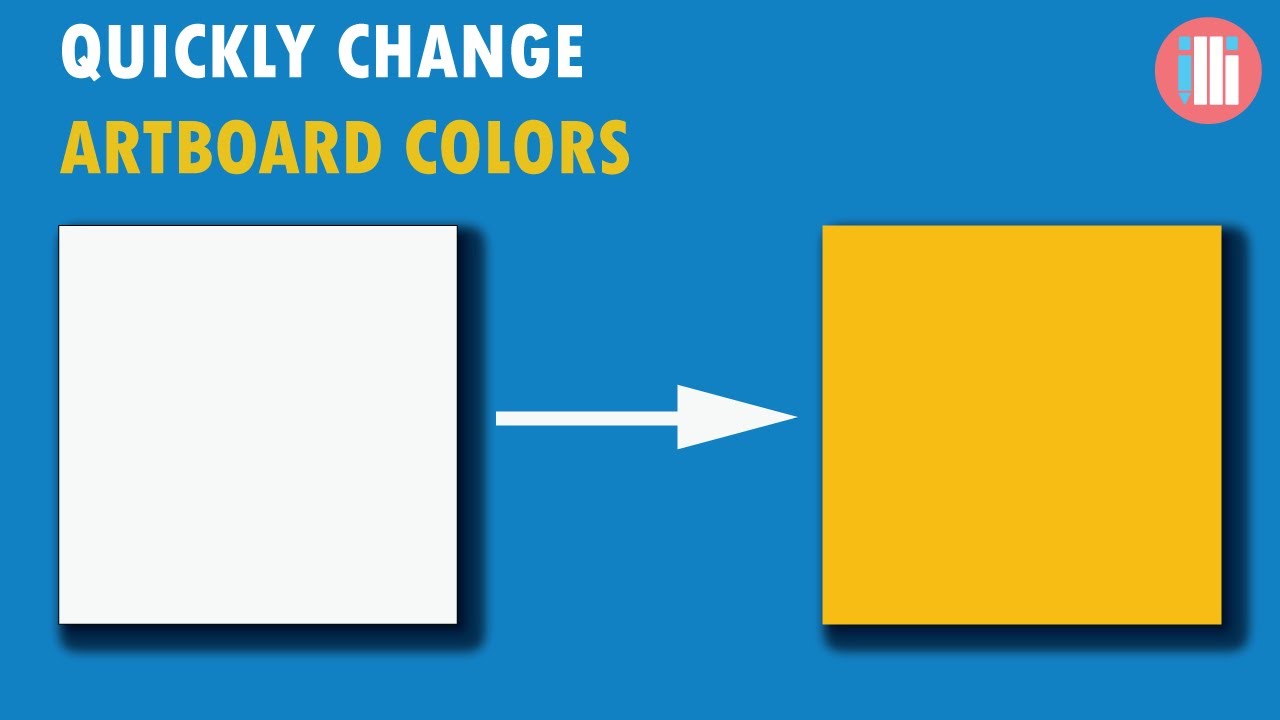 2 Quick Ways to Change Artboard Colors - Adobe Illustrator Tutorial