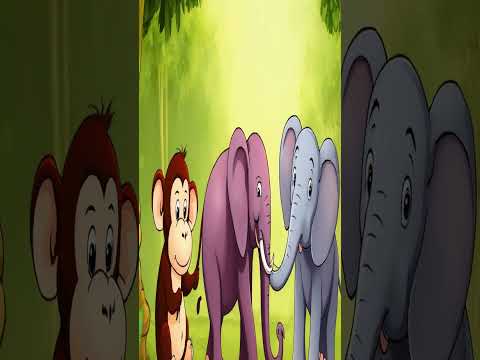 Elephant, Vertebrate, Cartoon, Green, Nature, Organism, Mammal, Gesture, Working animal, Pink