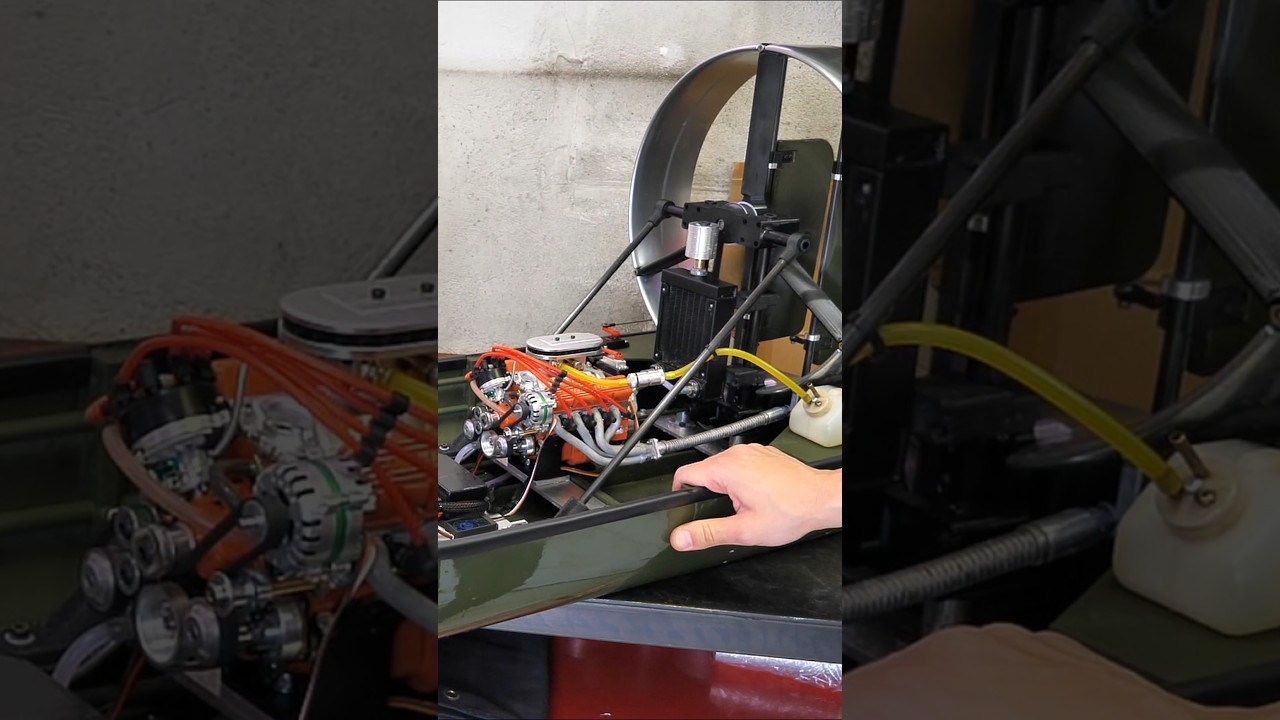 I Built a HUGE V8 rc Airboat!