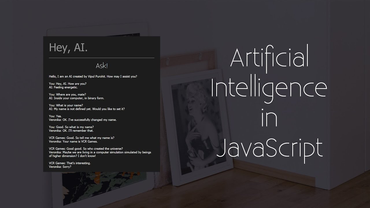 Artificial Intelligence in JavaScript Tutorial 2 | JavaScript