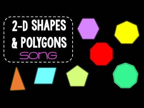 🎵POLYGONS and 2-D SHAPES Song🎵 | Geometry VOCAB Music Video Series (Part 2)