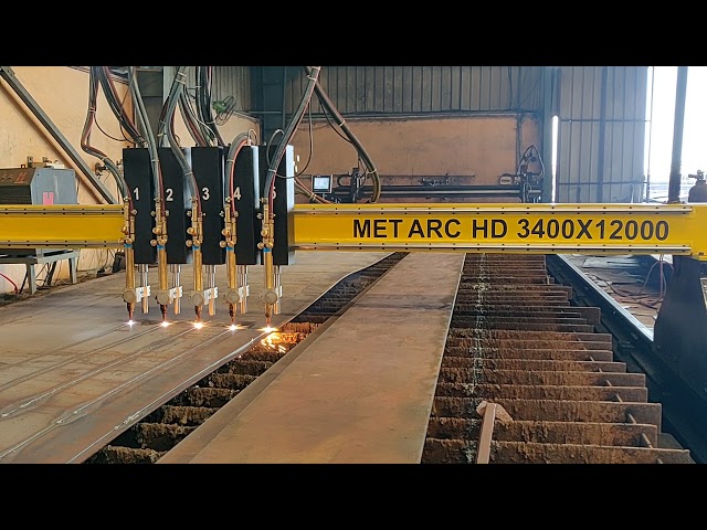 Multi Torch Strip Cutting Machine - Multi Torch Metal Strip Cutting ...