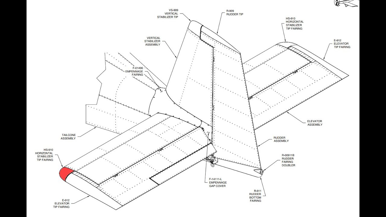Aviation: Vans RV Aircraft - Van's RV-14A Horizontal Stabilizer ...