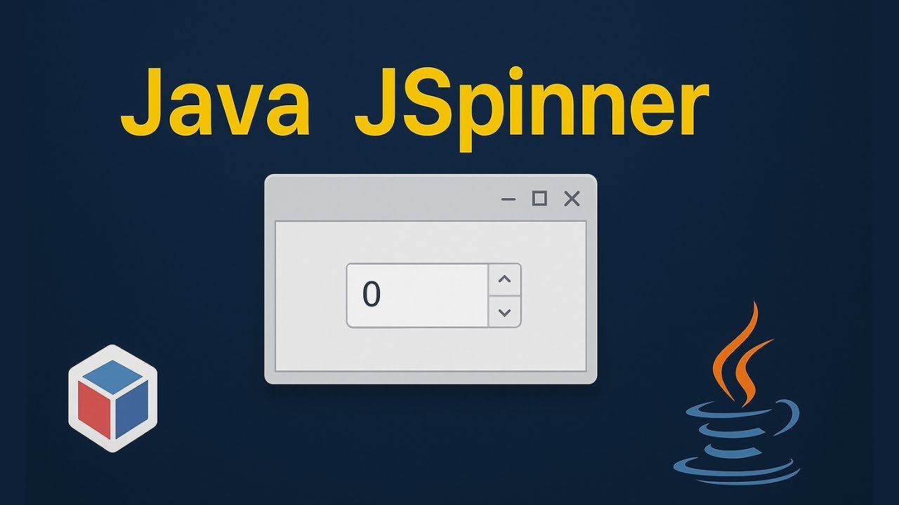 Java GUI: How to Create and Use JSpinner in Java Swing | #11