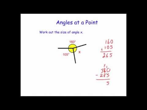 Angles in a Full Circle | Corbettmaths
