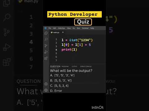 quiz for a python developer part #6 #python #quiz #pythonquiz #listinpython