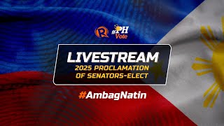 LIVESTREAM: Proclamation of winning senators – 2025 elections