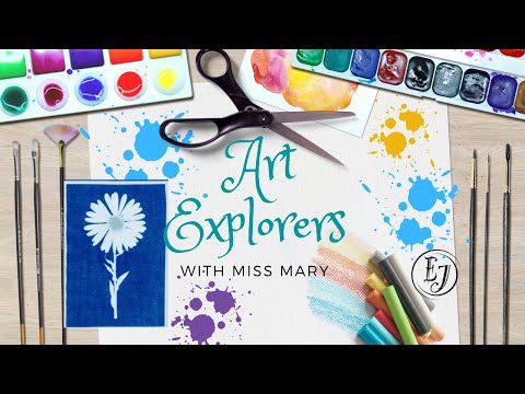 Art Explorers: Cyanotype Paper with Miss Mary