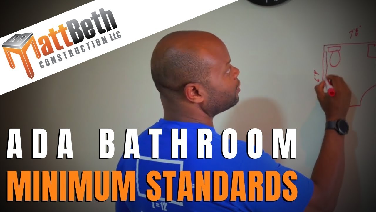Minimum standards for an ADA Bathroom