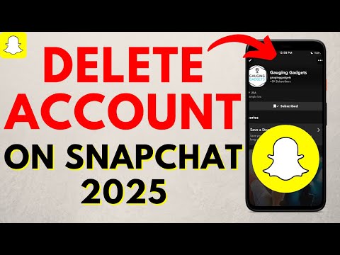 How to Delete Snapchat Account - 2025