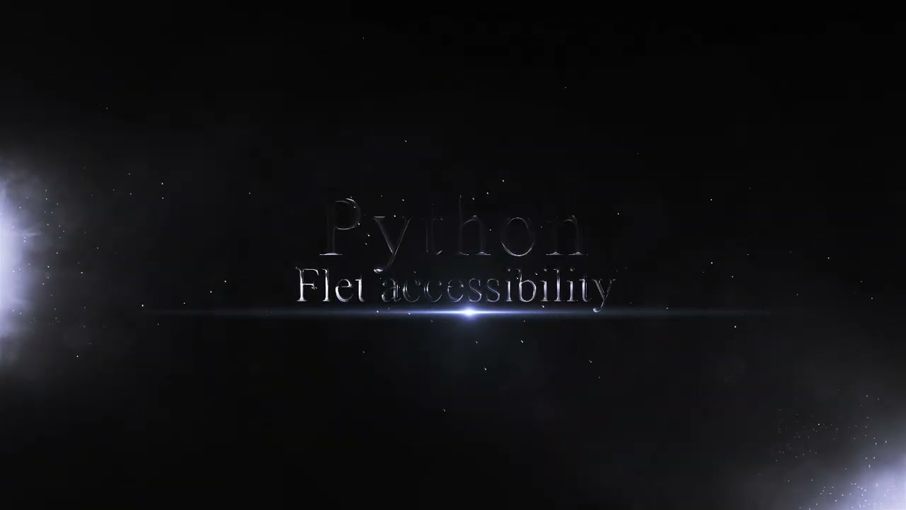 Python - Flet - Accessibility