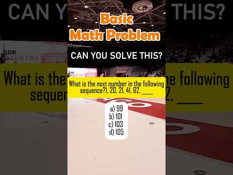 What is the next number in the following sequence?1, 20, 21, 41, 62, ____ a) 99 b) 101 c) 103 d) 105