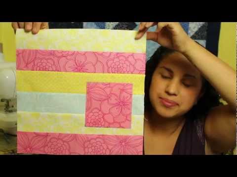 How to make a Modern Strip Block- Block#10 of 12- Video Quilt Along
