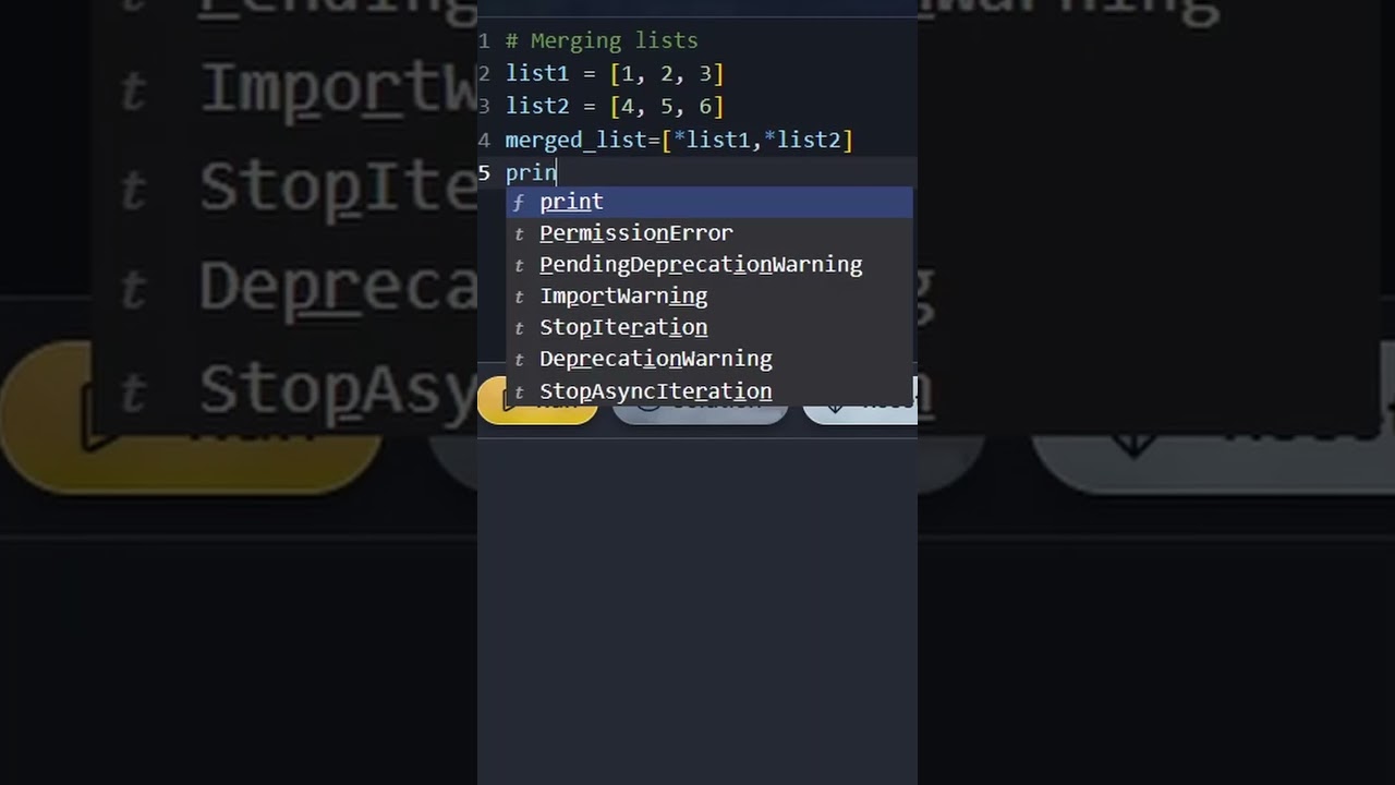 Quick Tip: Merge Two Lists in Python Using * Operator
