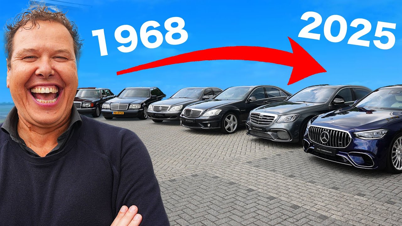 A Journey Through the Generations of the Mercedes S-Class: From 0 to ...