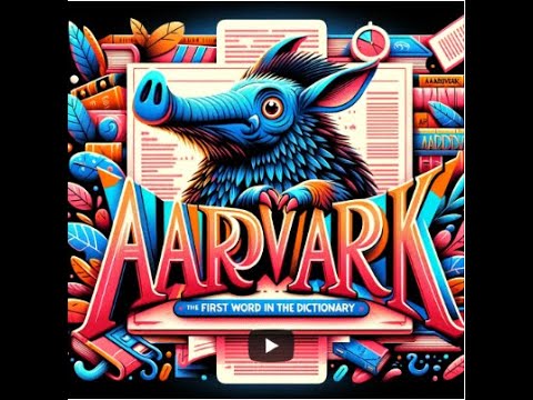 Aardvark - The First Word in the Dictionary