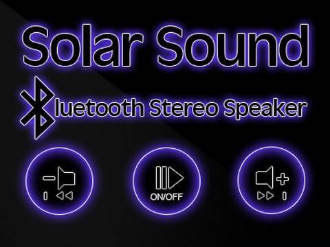 Coolest Product Ever! Solar Sound Bluetooth Stereo Speaker!