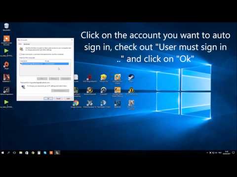 How to startup Windows 8/10 without typing password - NETPLWIZ