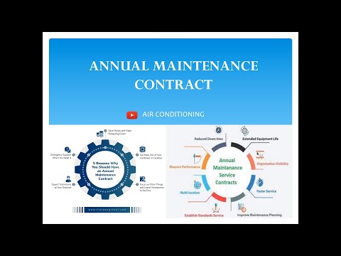Annual Maintenance Contract (AMC) ? #airconditioning #hvac #comissioning #geothermal #amc