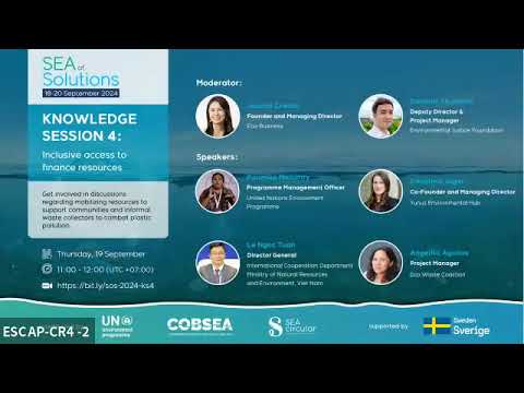 SEA of Solutions 2024 - Knowledge Session 4