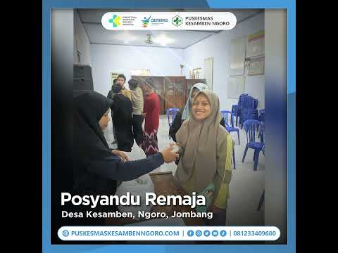 Posyandu Remaja di Wilayah Kerja Kecamatan Ngoro Kabupaten Jombang.