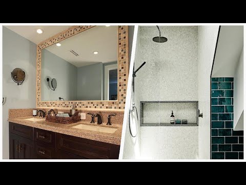 75 Beautiful Bathroom With Blue Walls And Terrazzo Countertops Design Ideas #63 💙