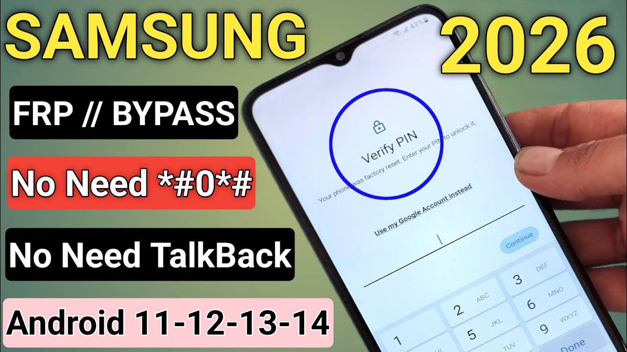 All SAMSUNG FRP BYPASS 2025 ANDROID 11-12-13-14 Latest Security || No Need TalkBack - No Need PC