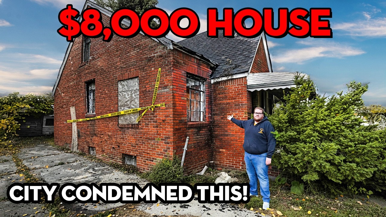 This Abandoned Detroit House COLLAPSED With Us Inside!