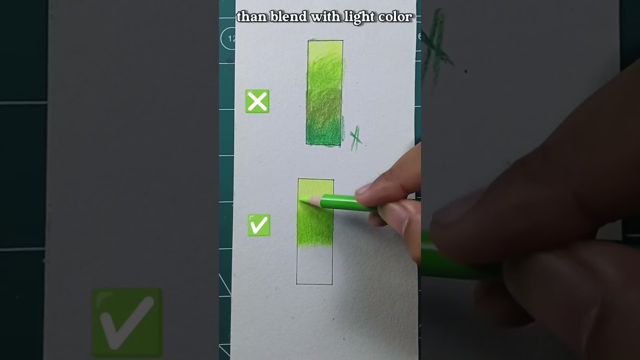 How to blend color pencil | tutorial | #shorts