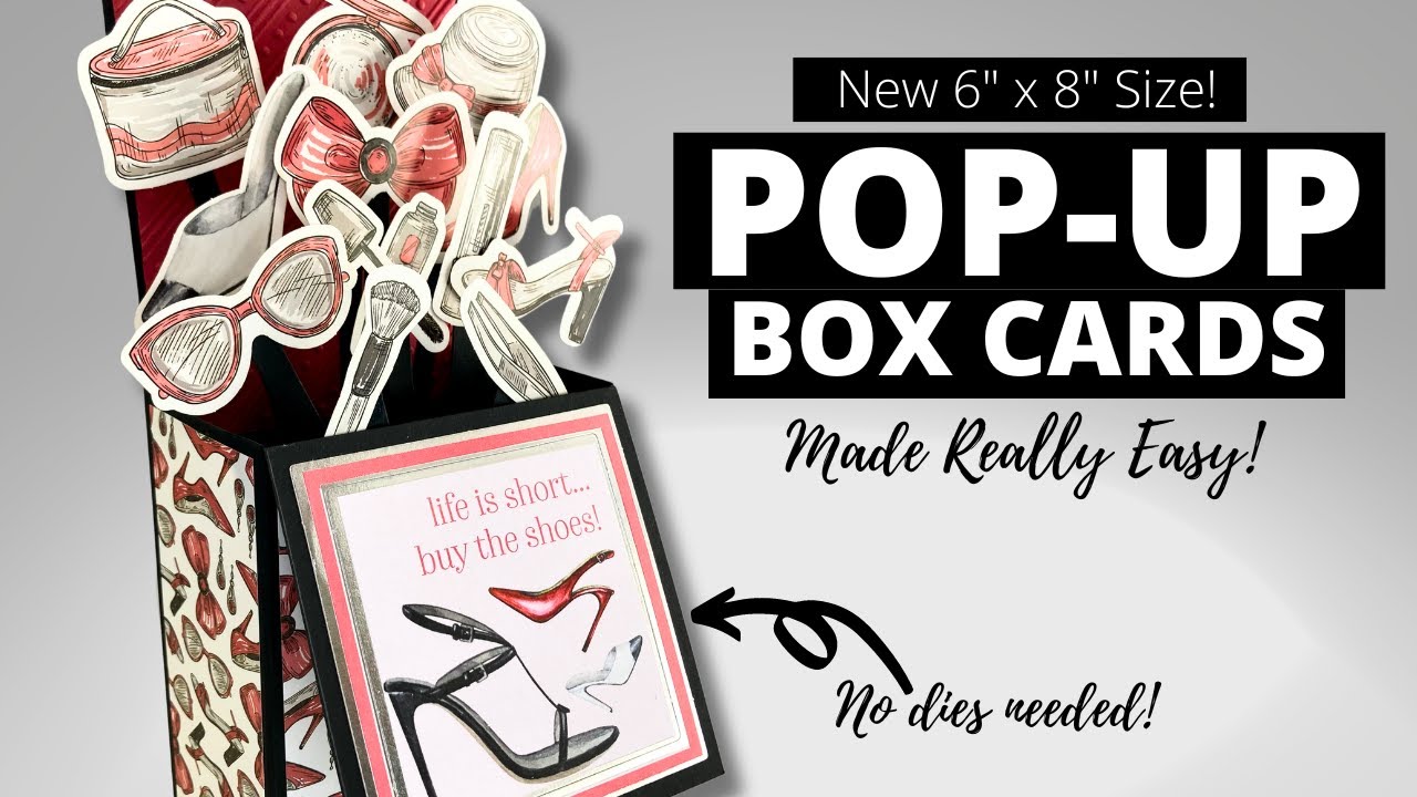 I haven't Made One of These in AGES!!! - NO DIES NEEDED EITHER! - Pop-Up Box Cards made EASY