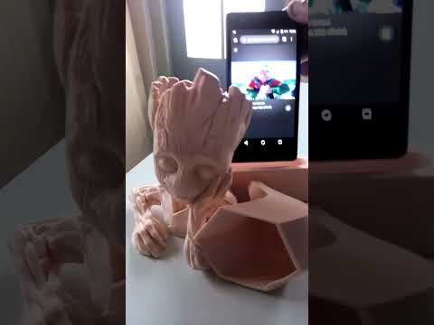 STL file Baby groot telephone amplifier・3D printable model to download ...