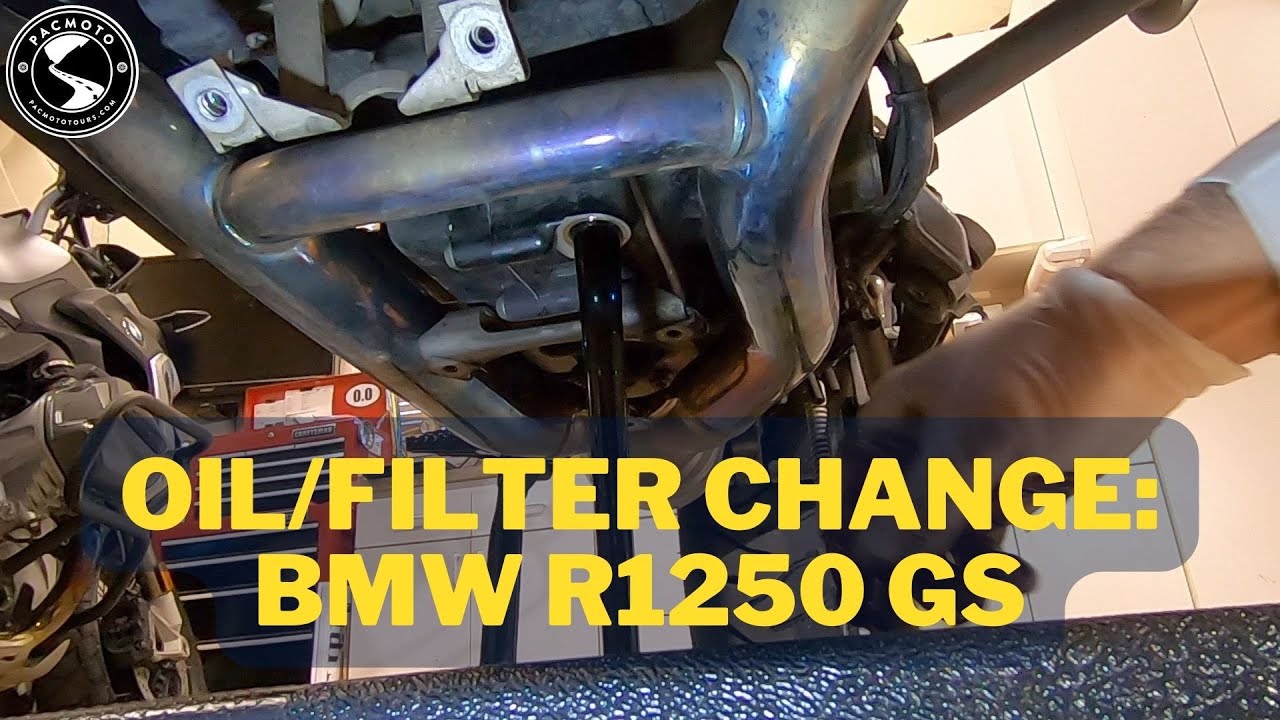 BMW R1250GS - Oil & Filter Change