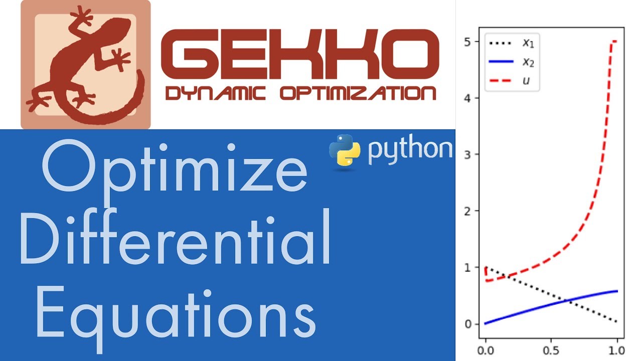 Optimize Ordinary Differential Equations with Python GEKKO