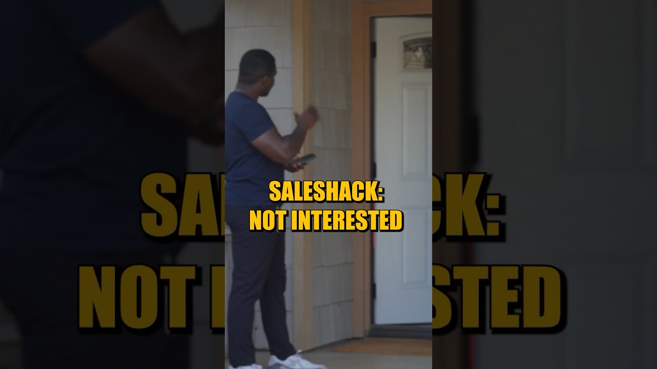 Funny sales hack: Not Interested #sales #funny #money