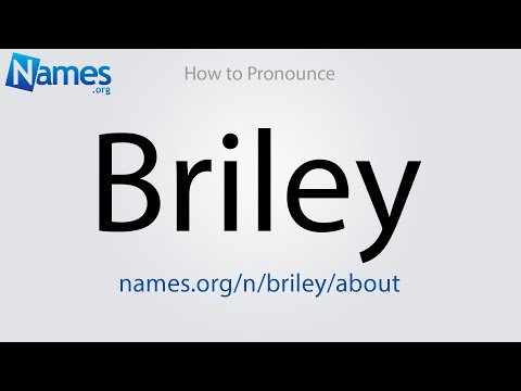 How to Pronounce Briley