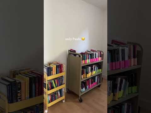 Two years + one move = the book room of my dreams 💛🌻 #bookshelf #bookshelves #homelibrary
