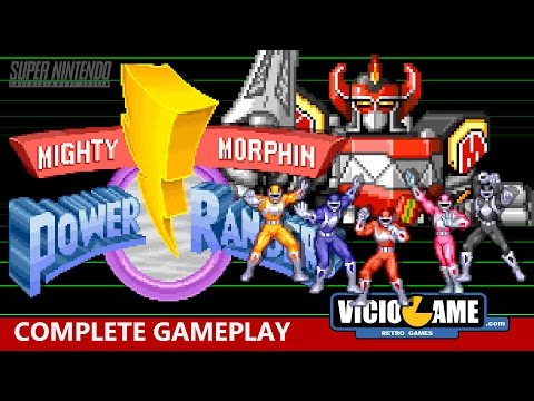 🎮 Power Rangers (Super Nintendo) Complete Gameplay – VICIOGAME