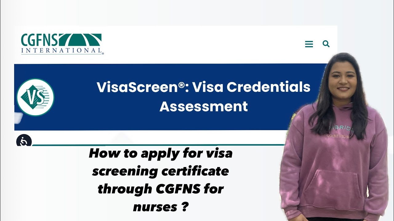 How to apply for visa screening certificate through CGFNS for foreign nurses? Easy DIY steps| USRN