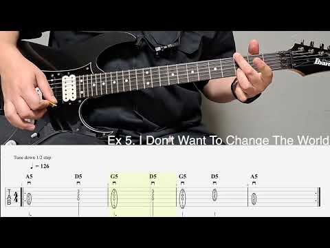 24 Open D5 and G5 Chords (Exercises) | Rock & Metal Guitar, Book 2