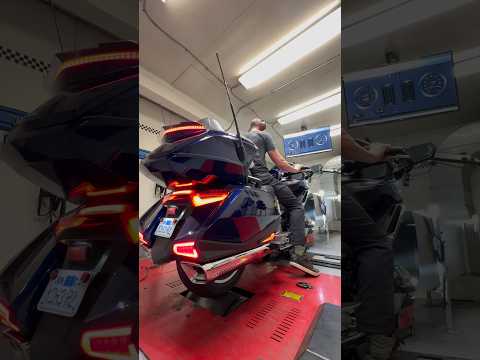 Honda Gold Wing Dyno With 15% Power Gain Over Stock