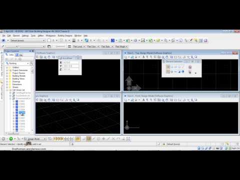 AECOsim Building Designer 09 project explorer – Phoenix