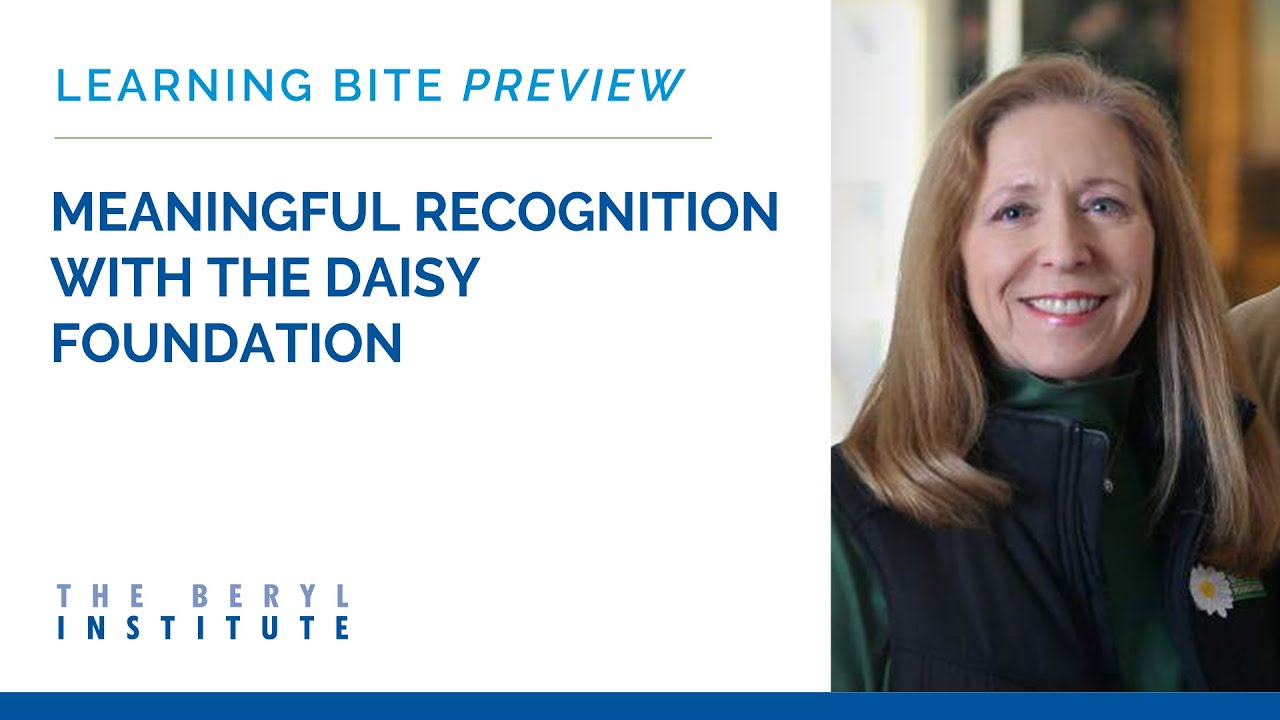 The Beryl Institute's PXLB Preview - Meaningful Recognition