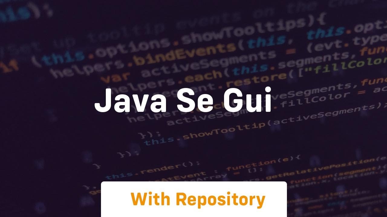 java se gui