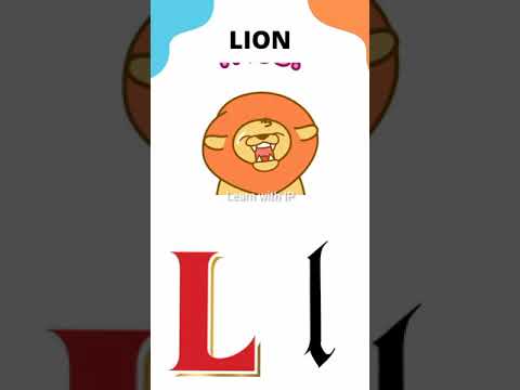 words beginning with L| Flashcards for lkg| alphabet worksheets #abcd #alphabets #shorts #abc #lkg