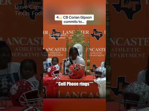 He called Dabo Swinney to announce his college commitment ๐ ๐ฅ #shorts
