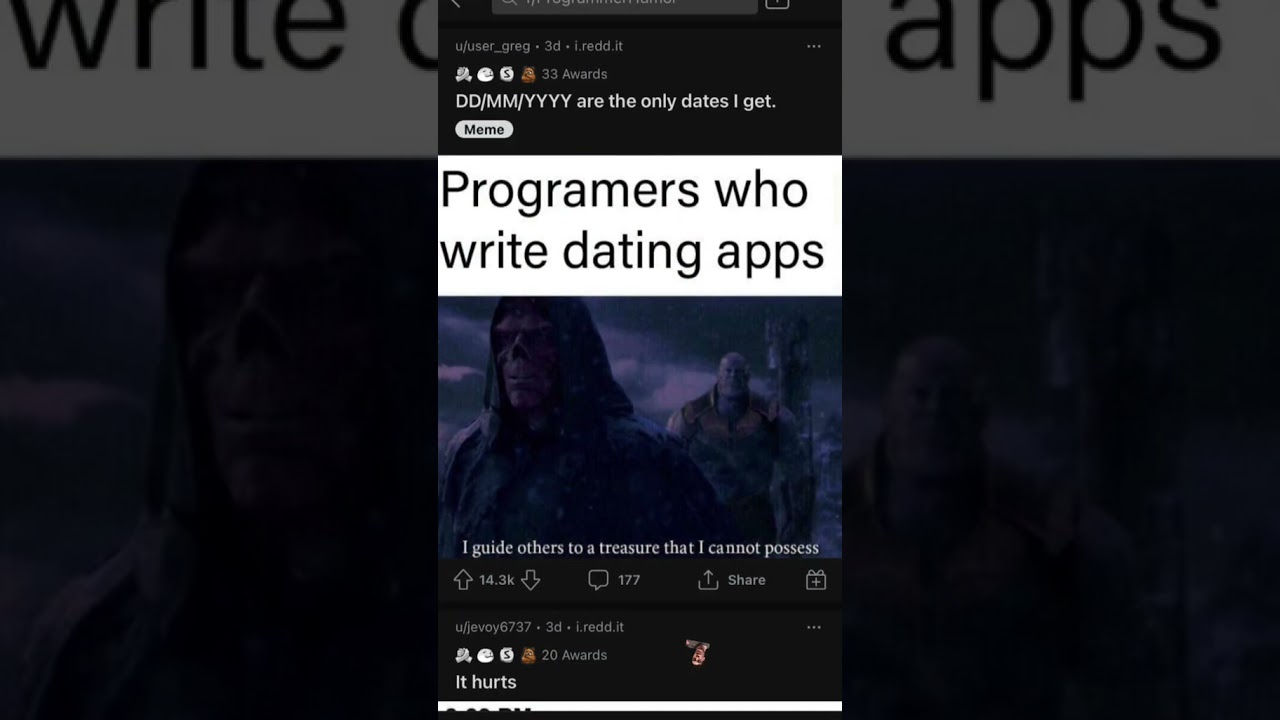 Programmers Who Write Dating Apps #shorts