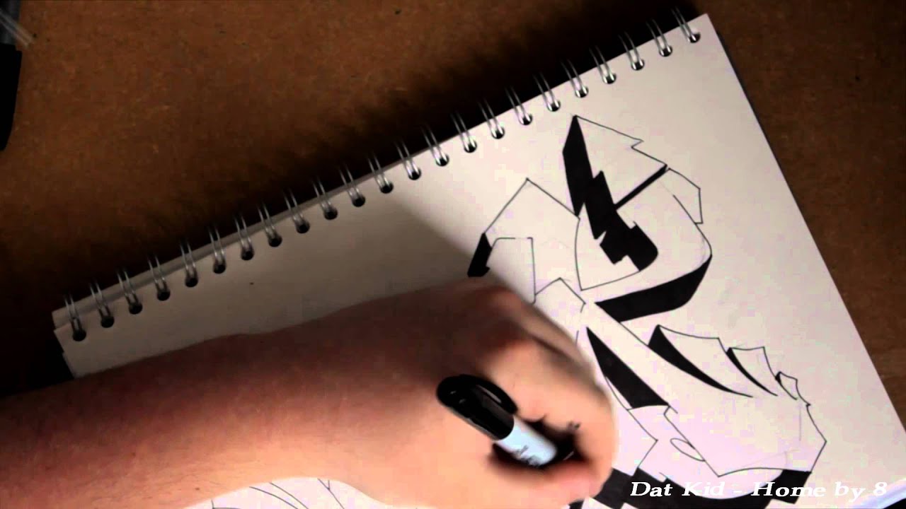 Graffiti Sketch - Blackbook 1 - Mosk 2012