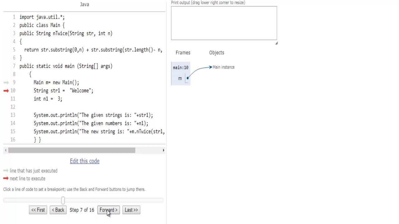 w3resource.com: Java String Exercise-61