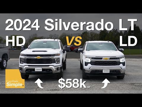 2024 Chevy Silverado LT 1500 vs 2500 Comparison | Price, Towing, Features, etc.