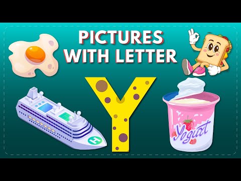 Y letter word with pictures | Kids Animation | Kids Educational Video | Pictures with letter Y